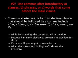 Conquering the Comma | PPTX