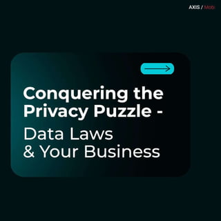 Conquering the Privacy Puzzle: Data Laws & Your Business | PDF