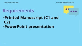 CONQUERING THE RESEARCH PROPOSAL DEFENSE | PPT