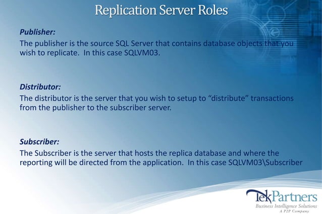 Conquer Reporting by Scaling Out SQL Server | PPT