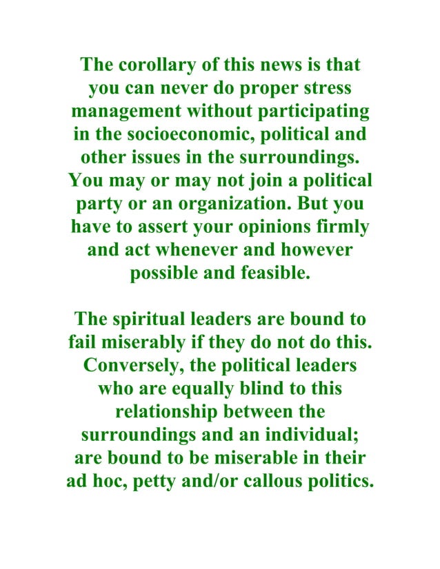 Conquer Stress Dr Shriniwas Kashalikar | PDF