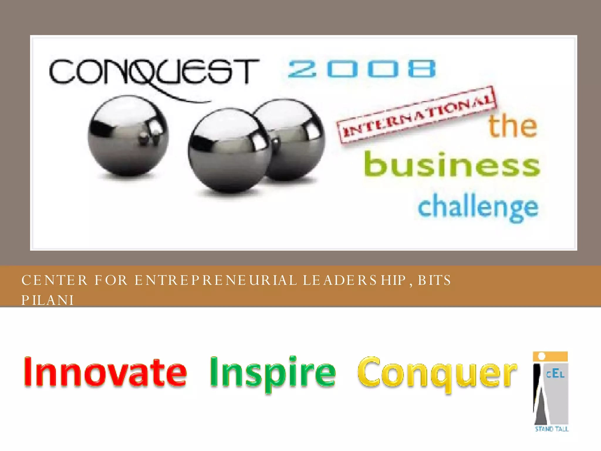 Conquest 2008 Presentation | PPT