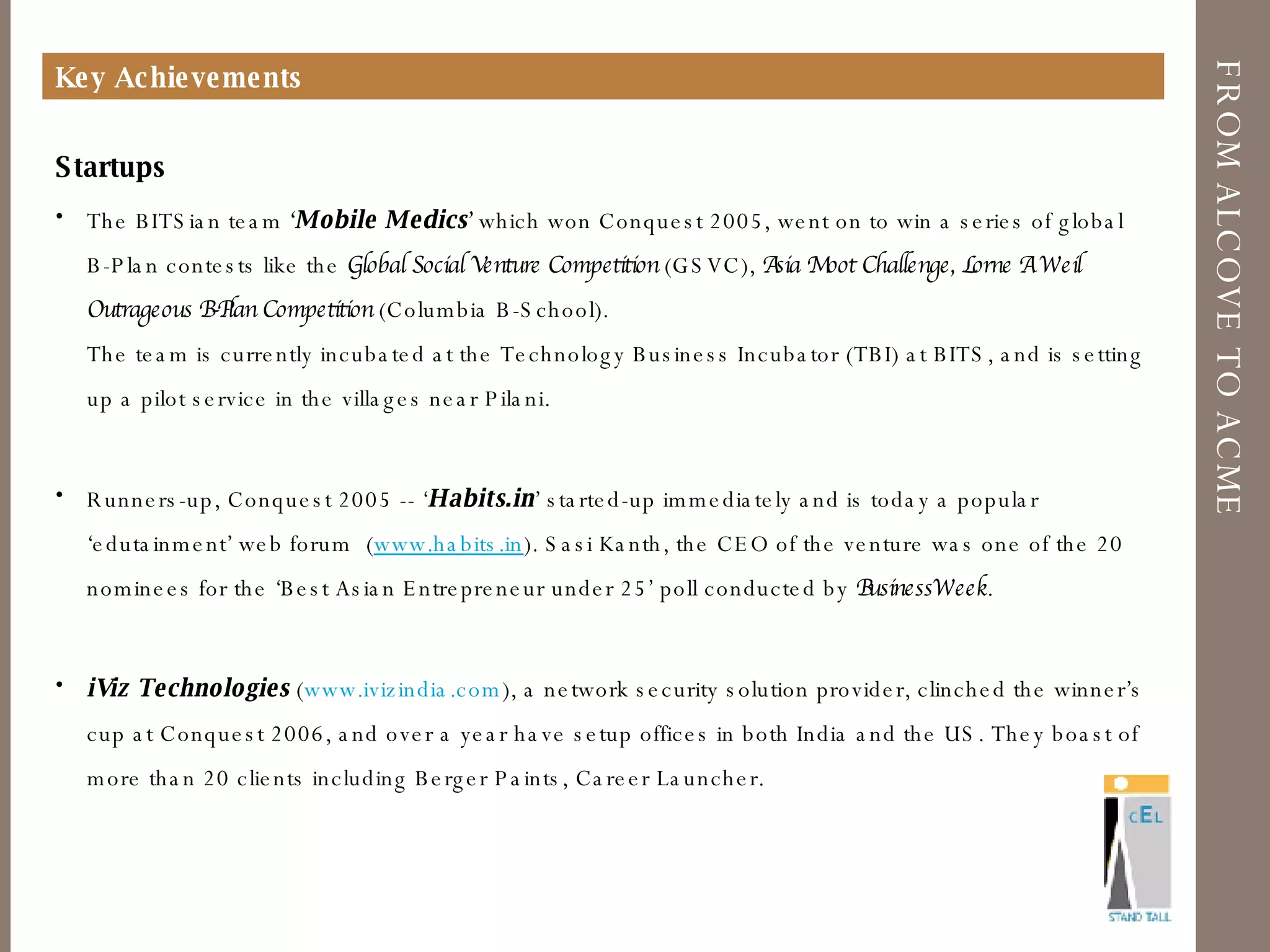 Conquest 2008 Presentation | PPS