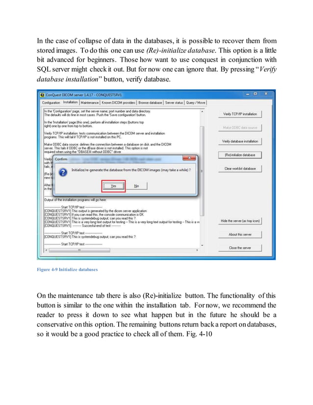 Conquest for dummies: how to setup a pacs server | DOCX