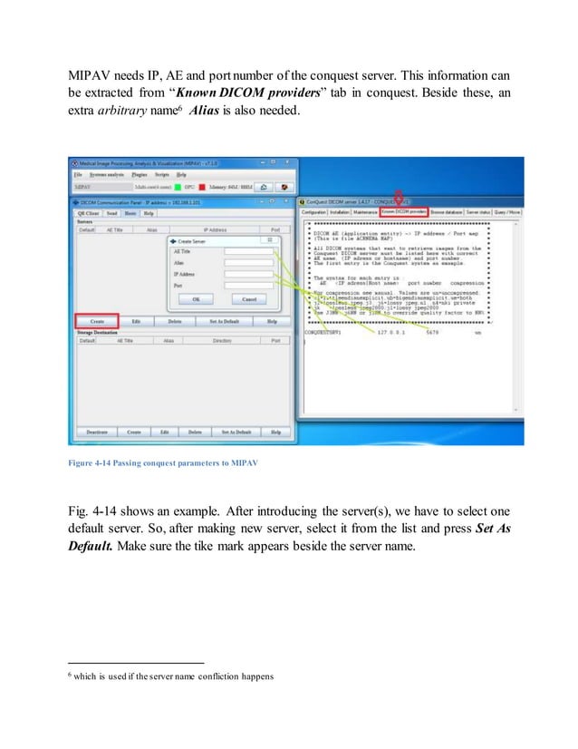 Conquest for dummies: how to setup a pacs server | DOCX