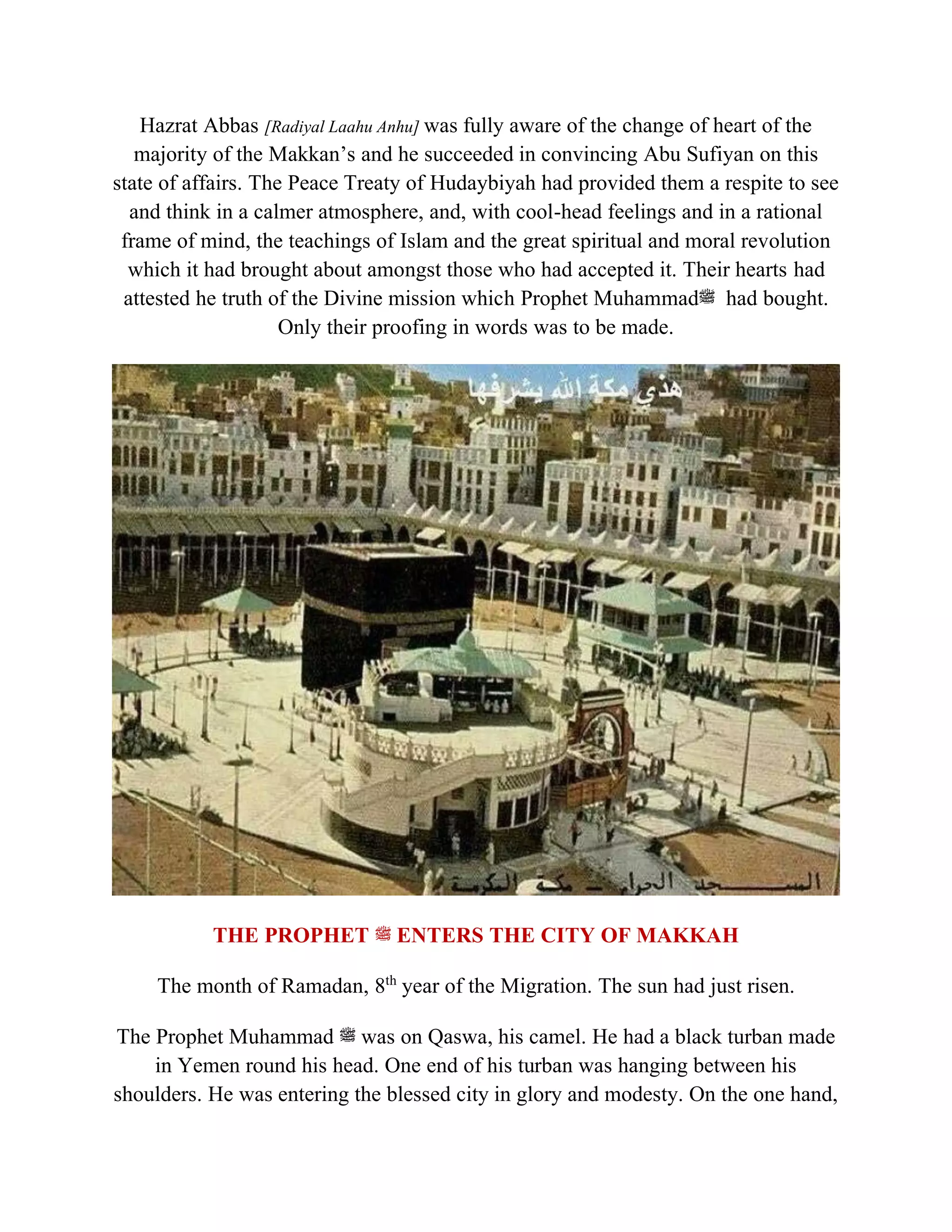 Conquest of Makkah/Mecca/ Makaah | PDF