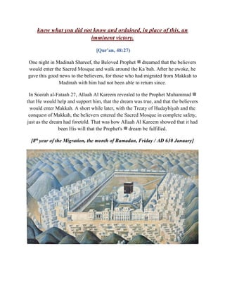 Conquest of Makkah/Mecca/ Makaah | PDF