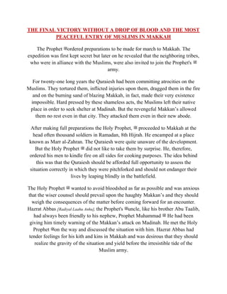 Conquest of Makkah/Mecca/ Makaah | PDF