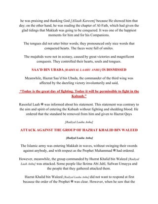 Conquest of Makkah/Mecca/ Makaah | PDF