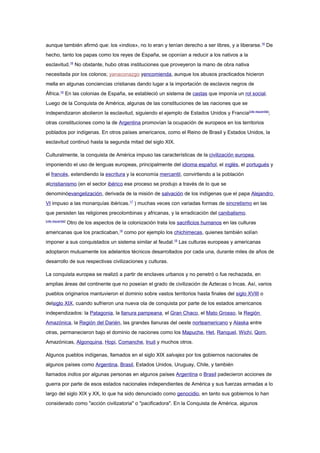 Conquista de américa | DOC