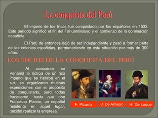 Conquista Del Perú | PPT