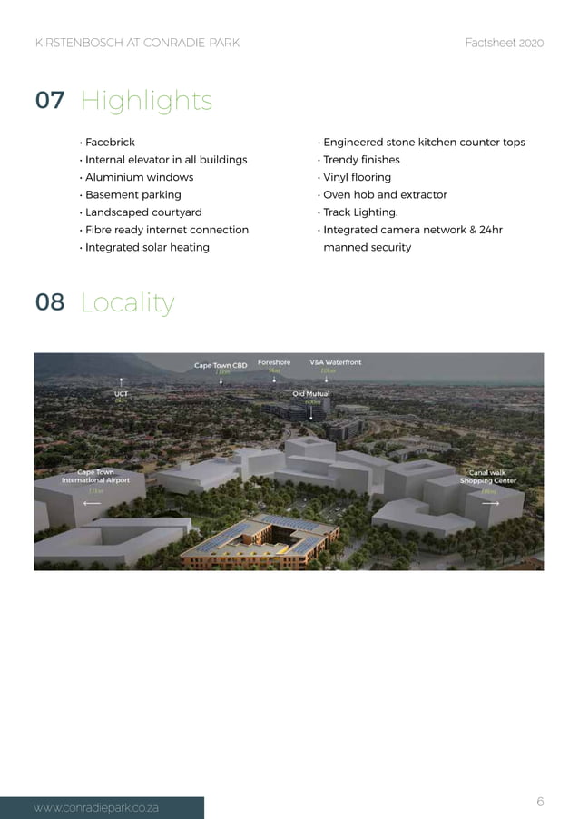 Conradie Park Fact Sheet Feb 2020 | PDF