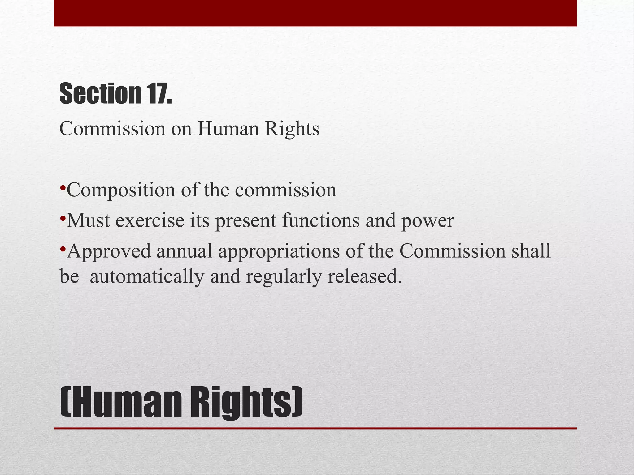 Article XIII- Social Justice* and Human Rights | PPT