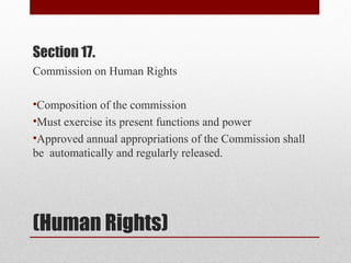 Article XIII- Social Justice* and Human Rights | PPT