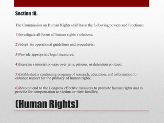 Article XIII- Social Justice* and Human Rights | PPT