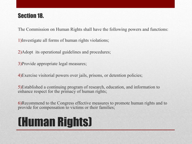 Article XIII- Social Justice* and Human Rights | PPT