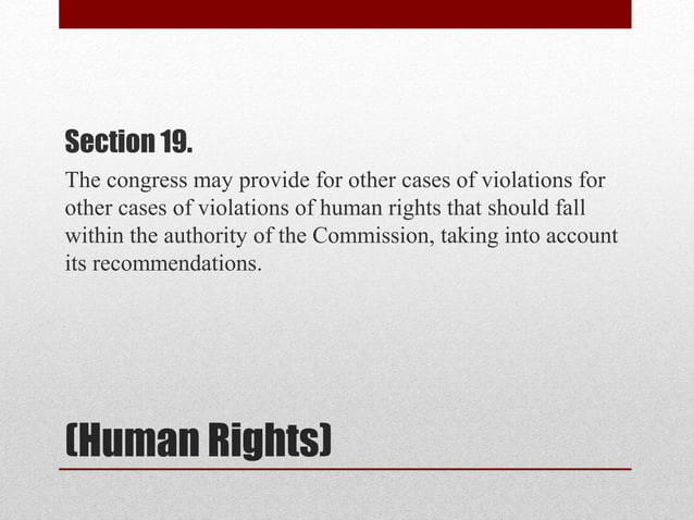 Article XIII- Social Justice* and Human Rights | PPT