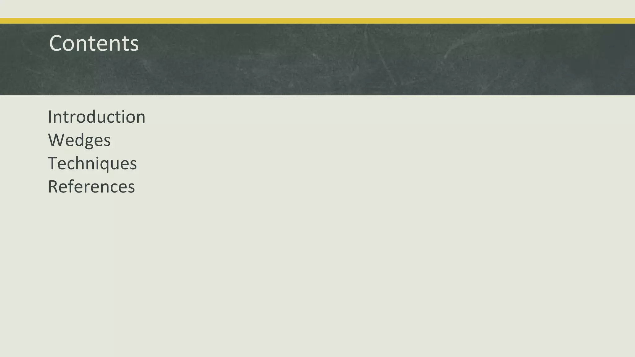 Wedging technique | PPTX