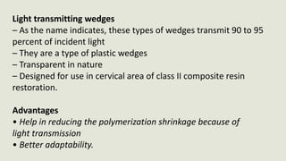 Wedging technique | PPTX