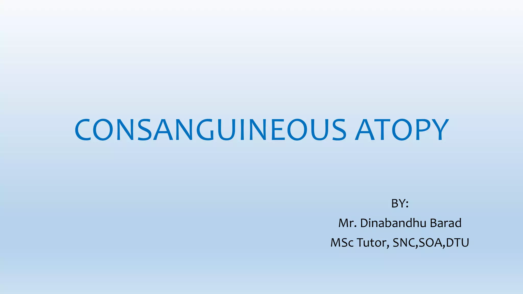 Consanguinous marriage | PPTX