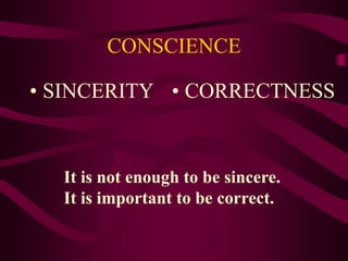 Conscience | PPTX