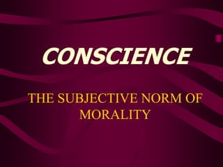 Conscience | PPTX