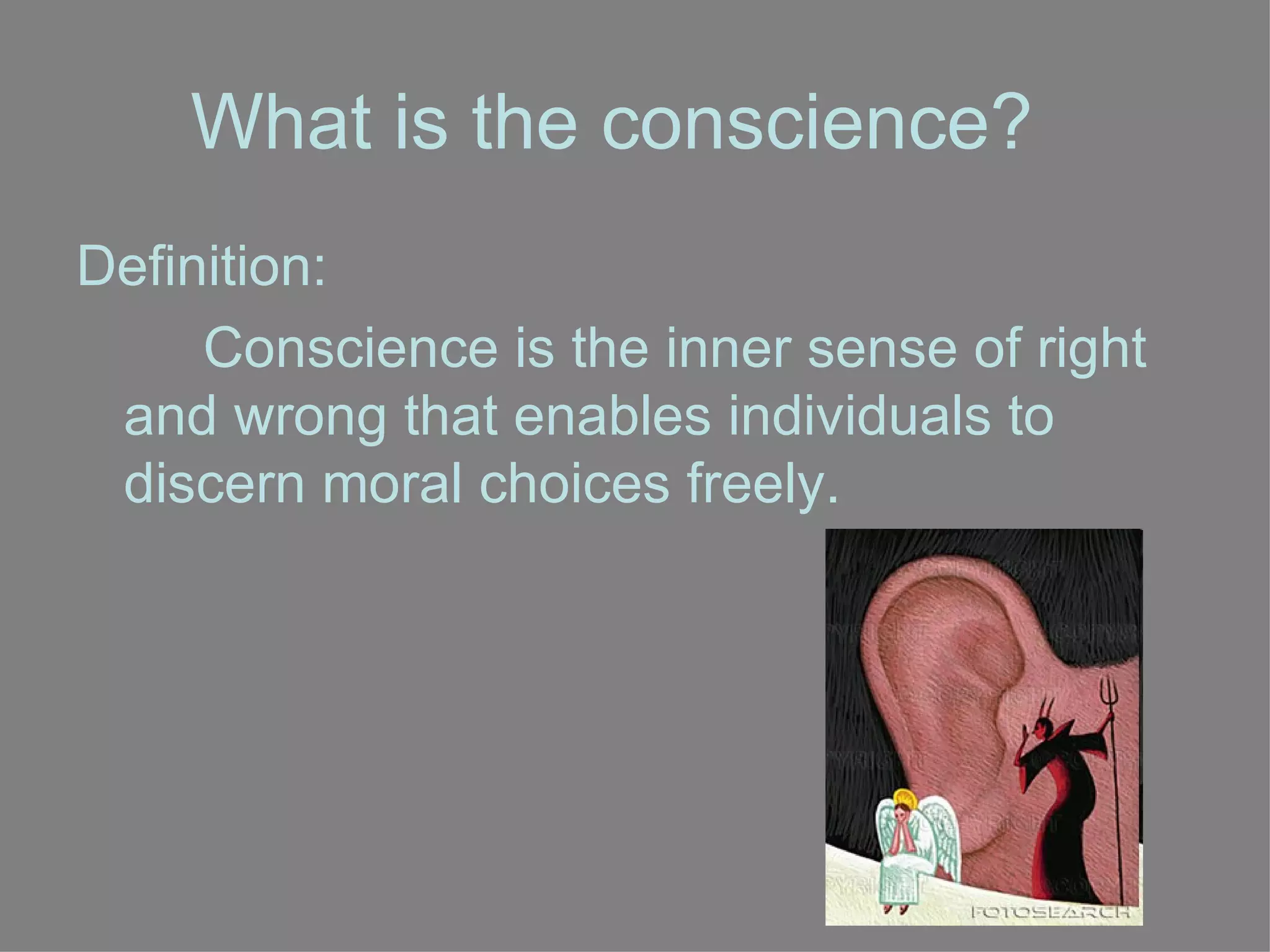 Conscience | PPT