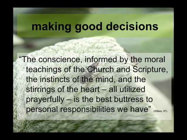 Conscience | PPT | Spirituality | Religion & Spirituality