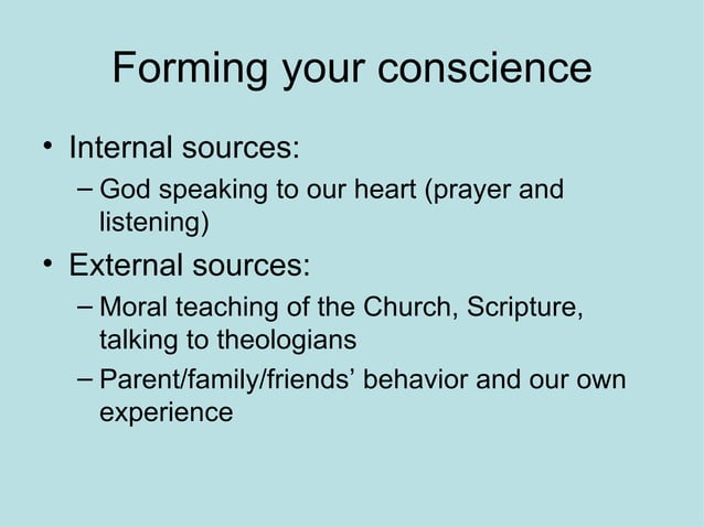 Conscience | PPT | Spirituality | Religion & Spirituality