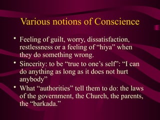 conscience.pptxx powerpoint presentation | PPT