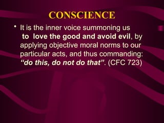 conscience.pptxx powerpoint presentation | PPT