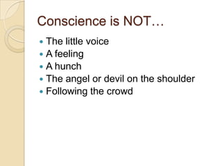 Conscience and Freedom | PPTX