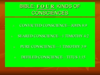 Conscience Gods Umpire | PPT