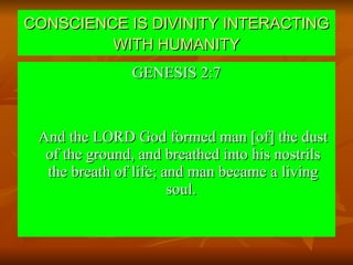 Conscience Gods Umpire | PPT
