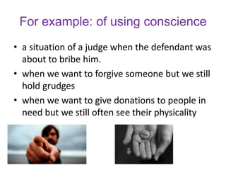 Conscience is learned by Alexander Bain | PPTX