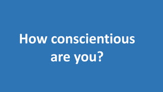 Conscientious | PDF