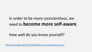 Conscientious | PDF