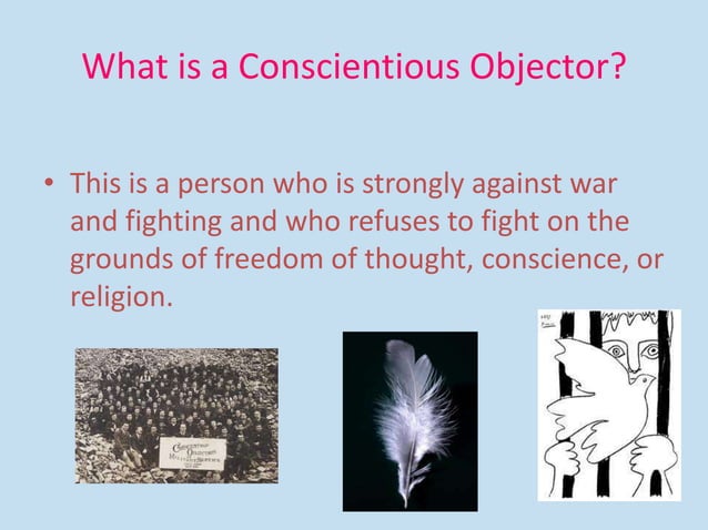 Conscientious objector | PPTX