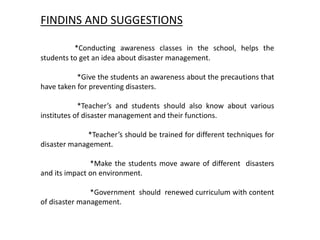 Conscientisation report | PPT