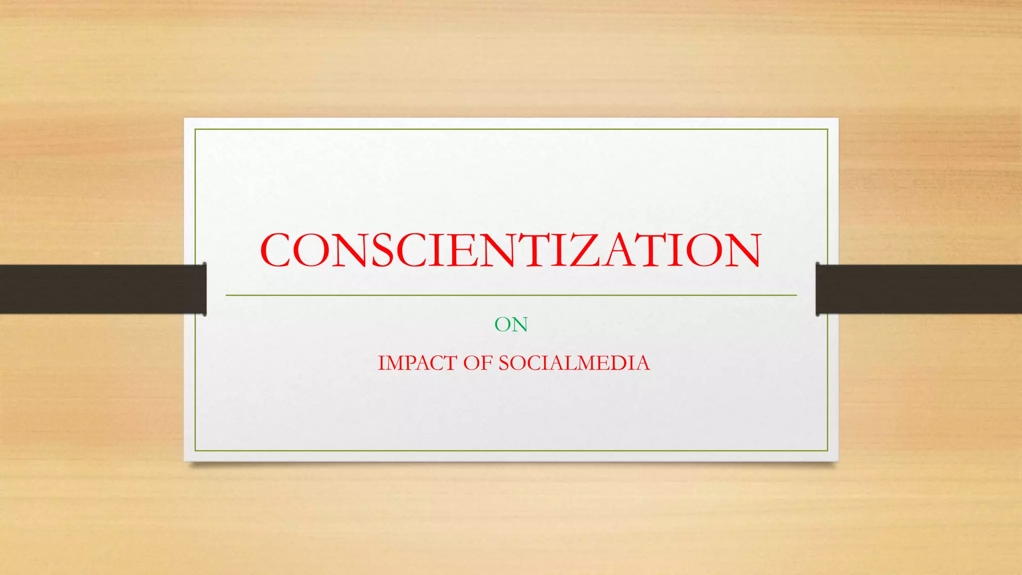 Conscientization | PPTX