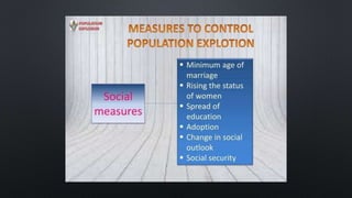 conscientization programme on Population Explosion pptx | PPT