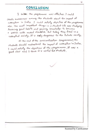 Conscientization programme | PDF