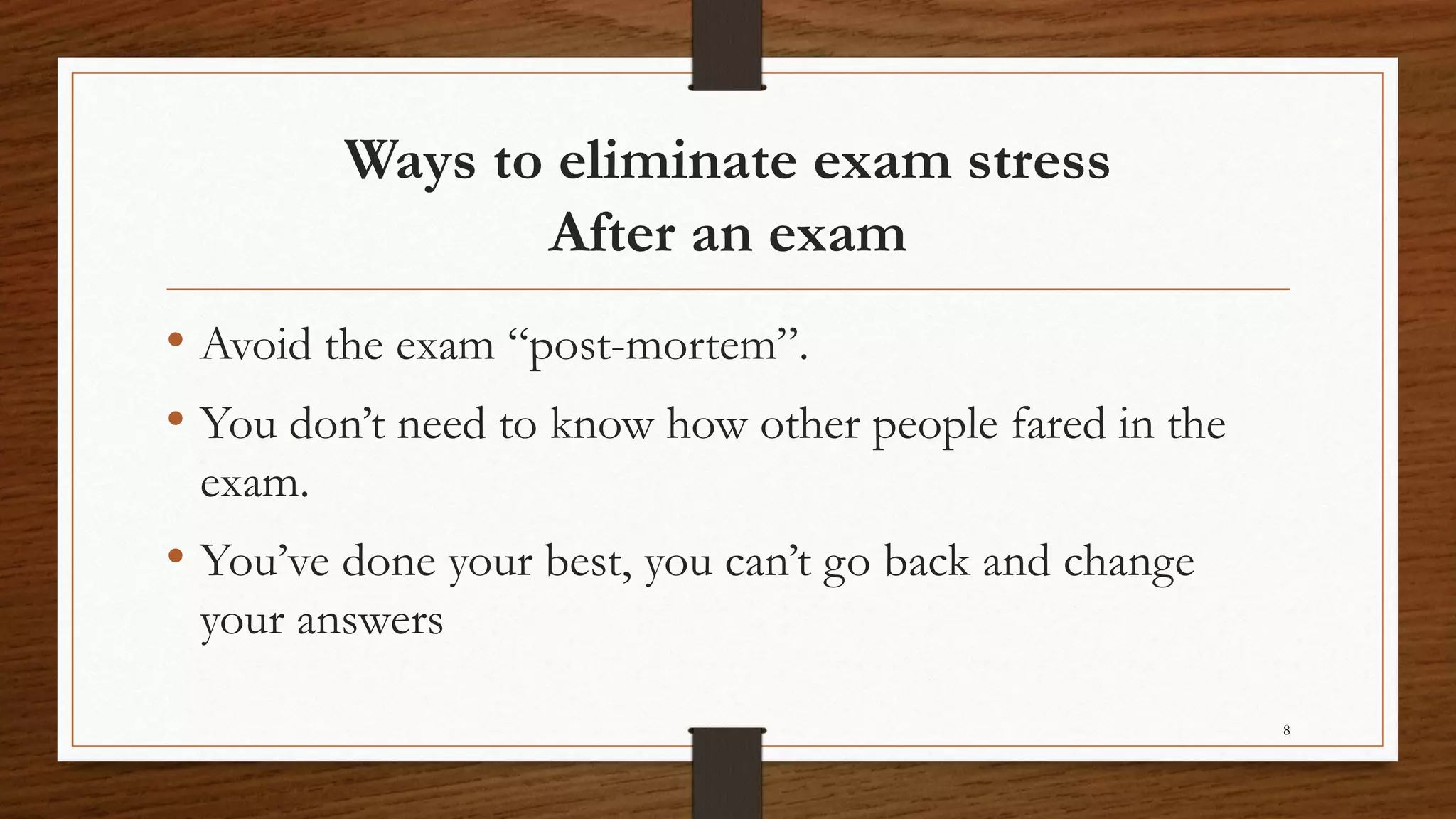 Managing Exam Fever and Motivating Learning | PDF