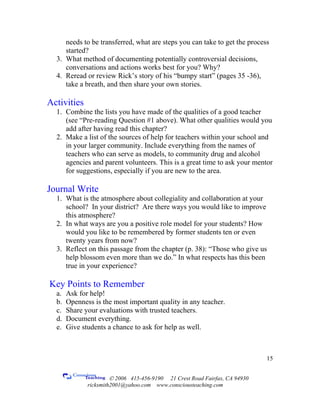 Conscious classroom management | PDF