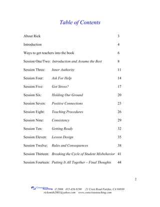 Conscious classroom management | PDF