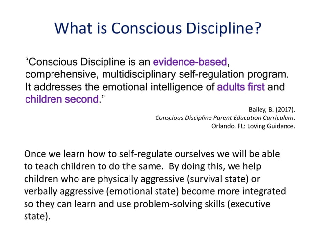Conscious Discipline | PPTX