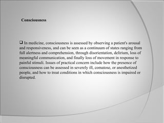 Consciousness | PPT