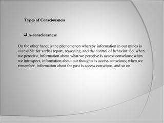 Consciousness | PPT