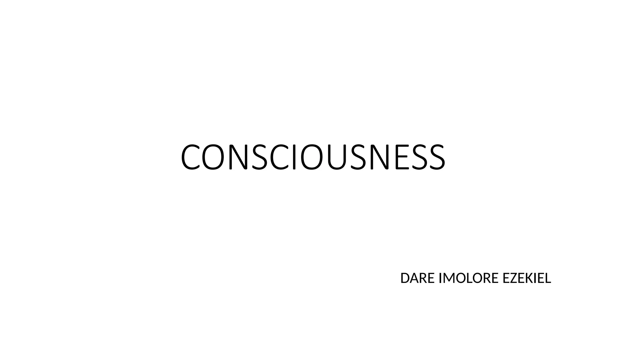 theory of CONSCIOUSNESS and free will .pptx