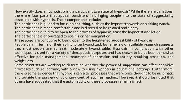 The Psychology of Consciousness Detailed | PPT